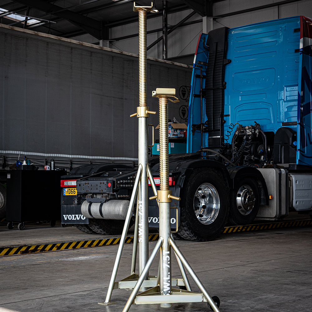7.5 Ton (7,500kg) Tall Axle Stands (2080mm) | Truck & Bus Axle Stands ...